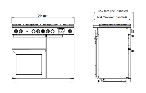 Rangemaster Estel Deluxe 100 Range Cookers - Rangecookers.co.uk