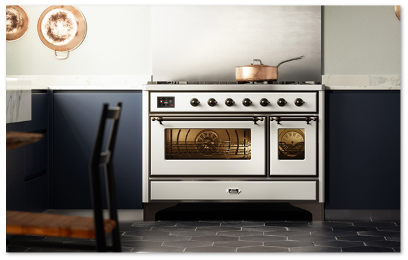 ILVE Majestic Milano 120 Fry-Top + Induction Range Cookers ...