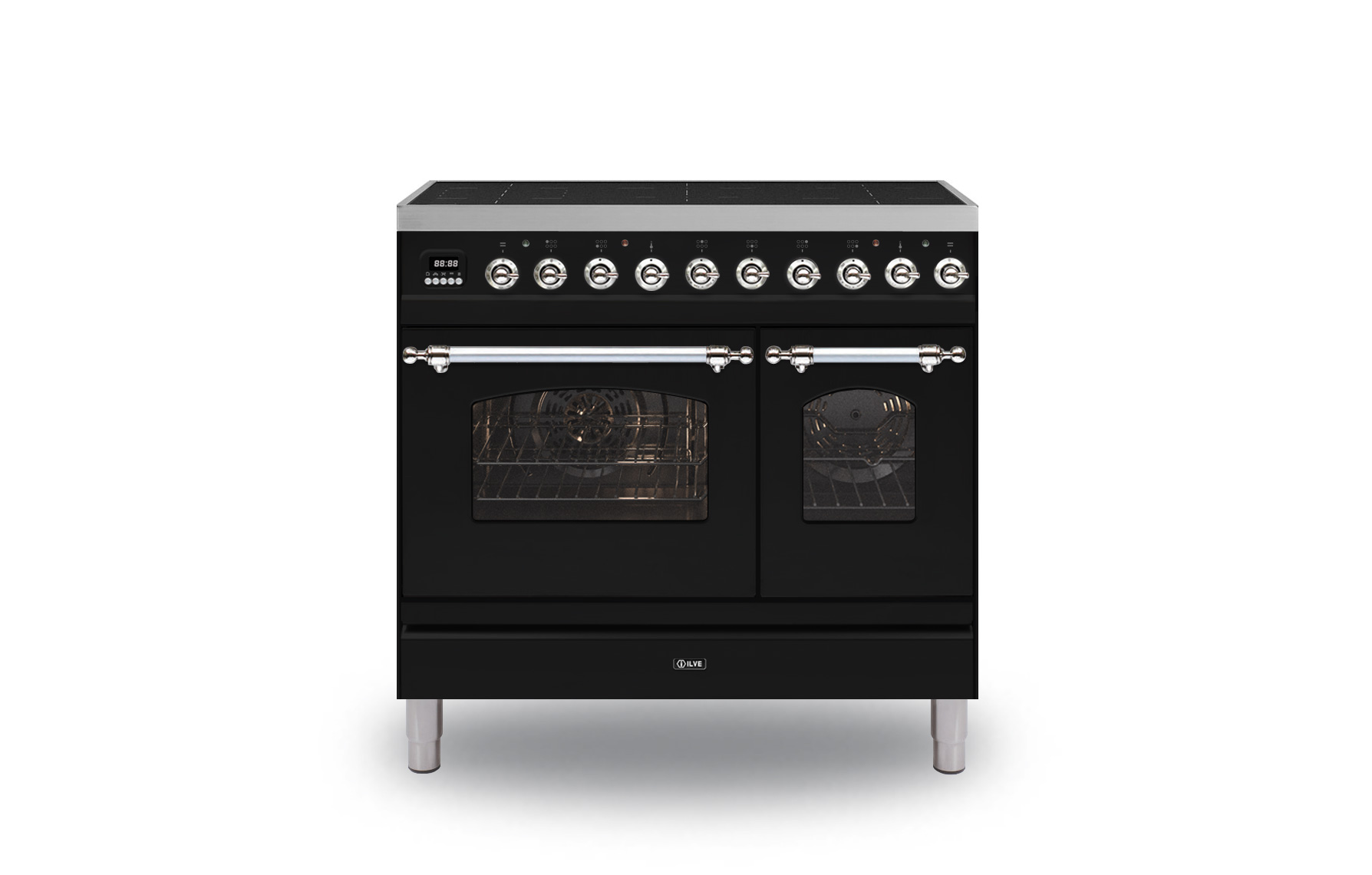 ILVE Milano 90 Twin Induction Range Cooker - Rangecookers.co.uk