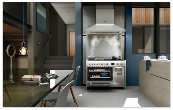 Rangecookers Bigblue 1200 Hood Hoods - Rangecookers.co.uk