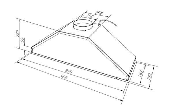 Falcon Built-in Hood FM900 Hoods - Rangecookers.co.uk