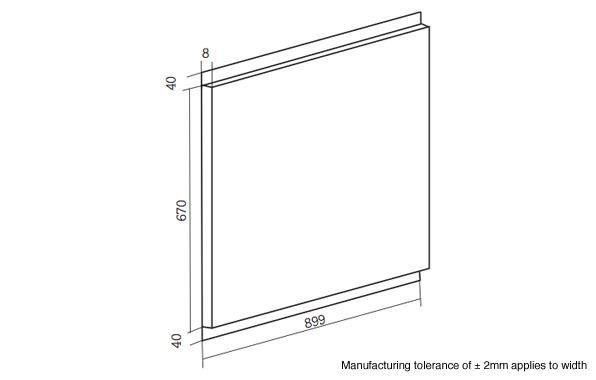 Rangemaster 90 Splashback Splashbacks - Rangecookers.co.uk