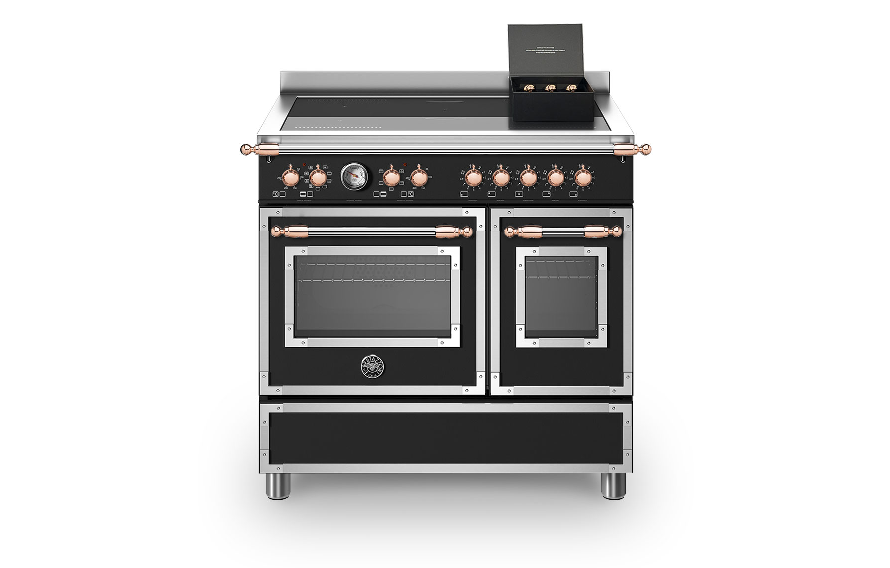 Bertazzoni Heritage 90 Twin Induction Range Cookers - Rangecookers.co.uk