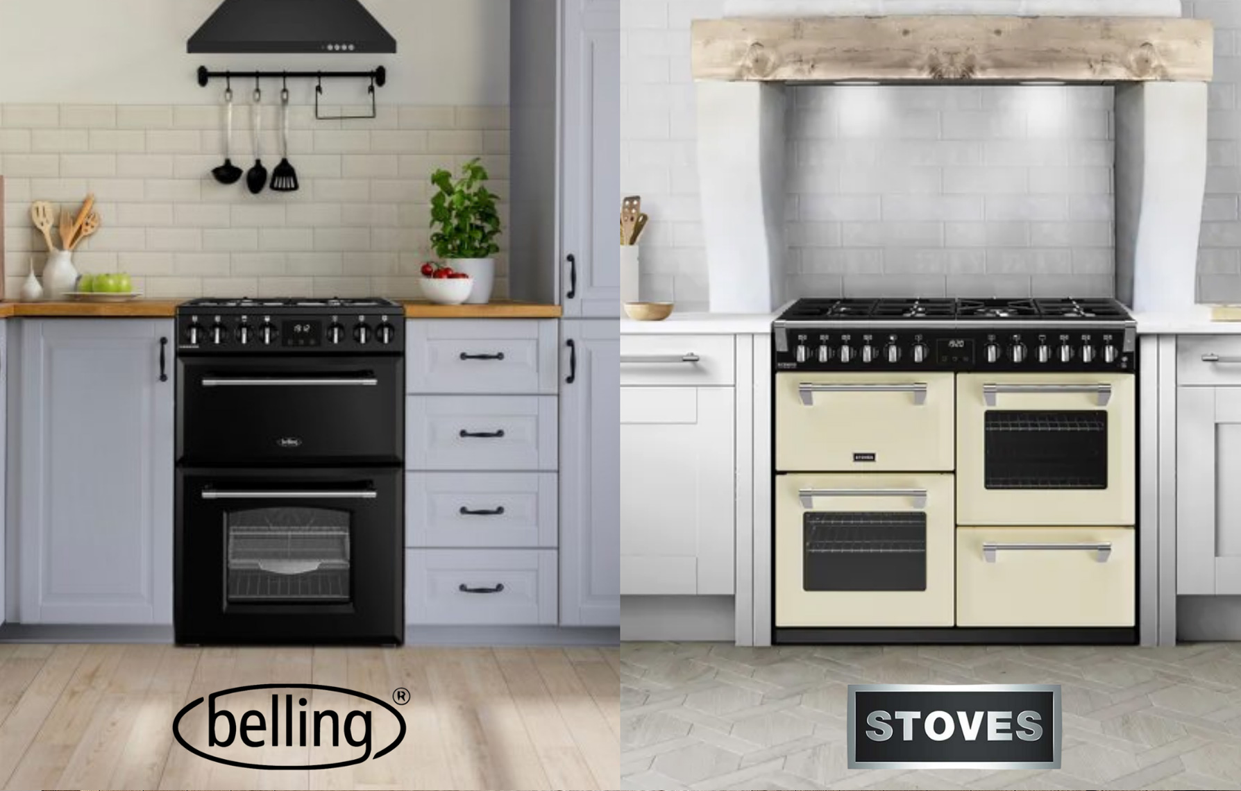 Range Cookers with Free UK Delivery from the Range Cooking Experts